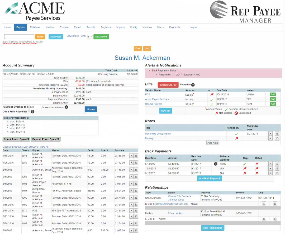 Rep Payee Manager Pricing – IB Soft